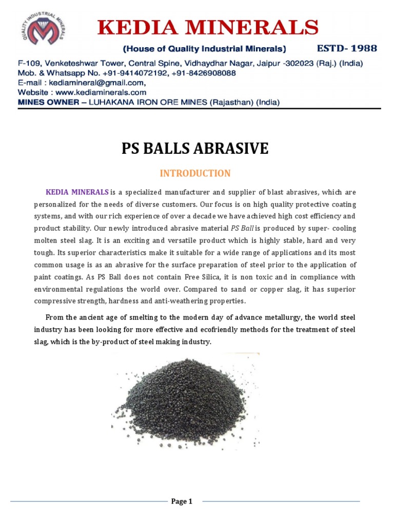 Ps Balls Abrasive | PDF
