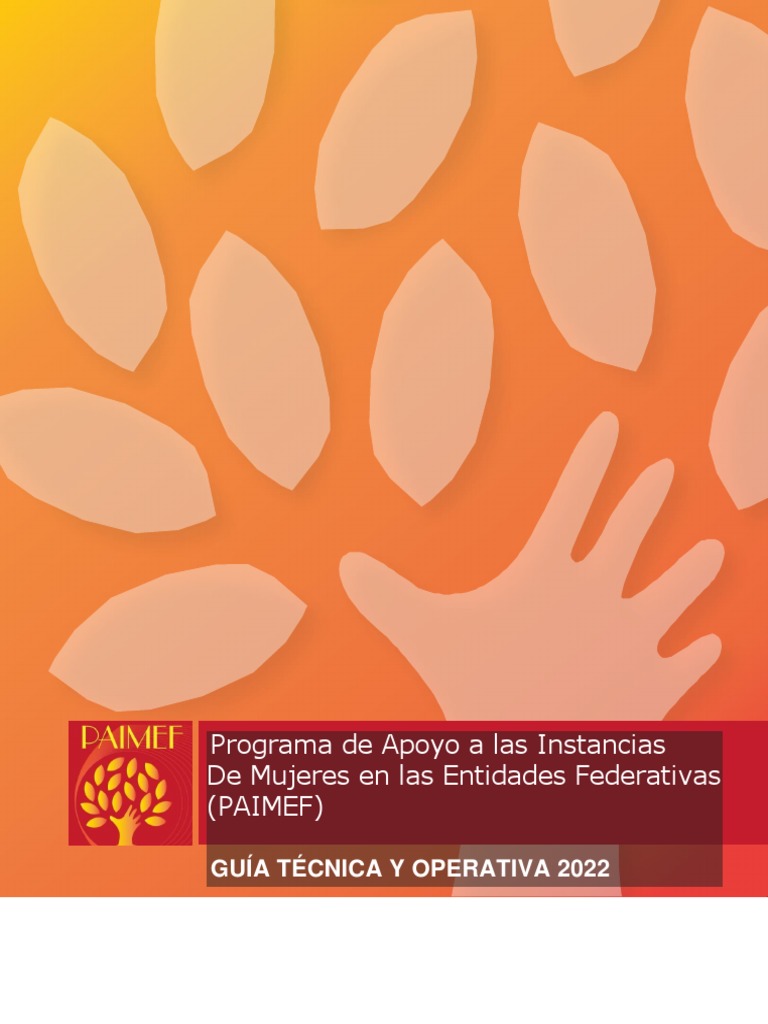 Guía Técnica y Operativa del PAIMEF 2022 | PDF