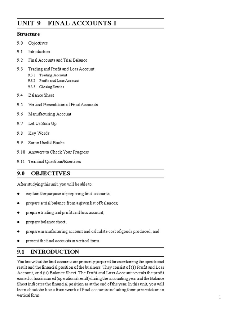 Unit 9 | Download Free PDF | Debits And Credits | Expense