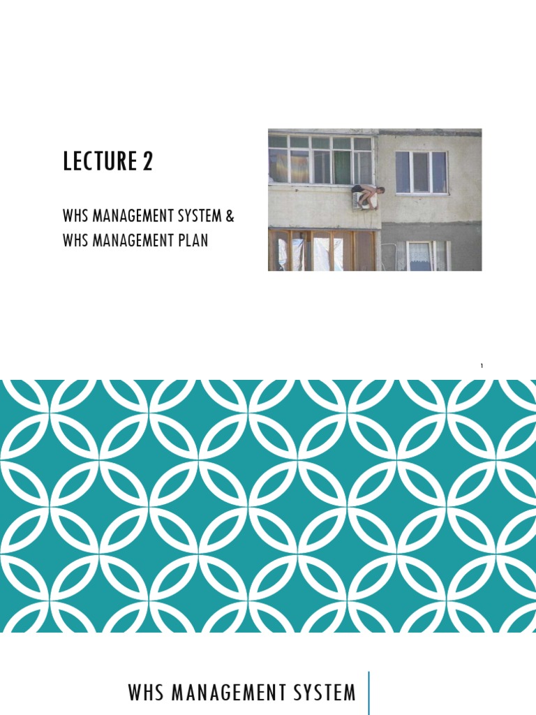 Lecture 2b - WHS Management Plan (2023) | PDF | Occupational Safety And ...