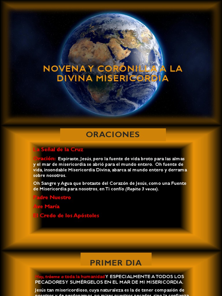 Divine Mercy Novena Spanish and Chaplet 2020 | PDF