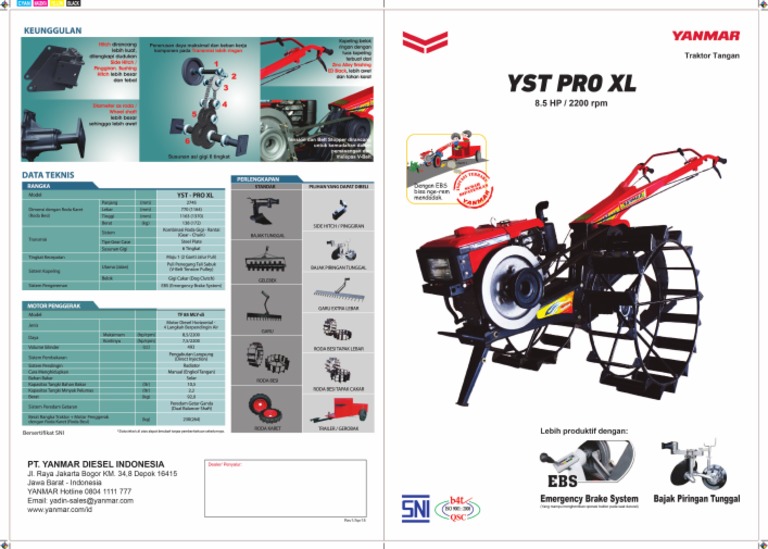 Brosur Yst Pro XL + Tf85mly | PDF