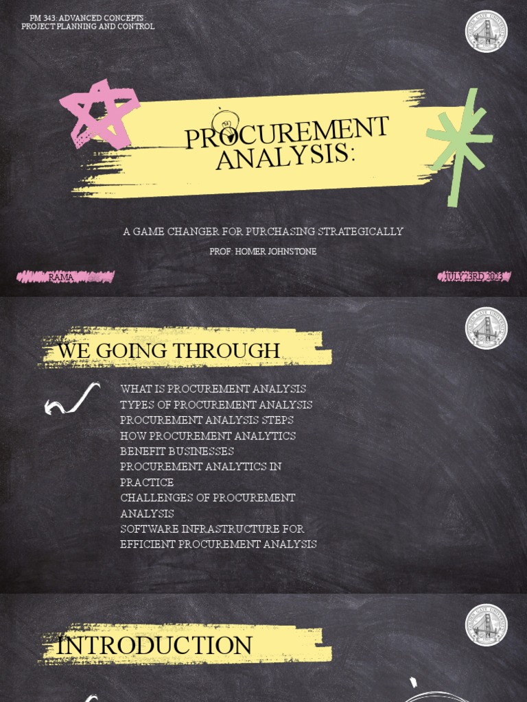 Procurement Analysis A Game Changer For Purchasing Strategically | PDF