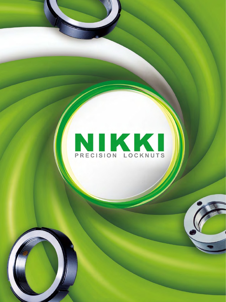 NIKKI Precision Locknut Catalog 2019 | PDF | Screw | Applied And Interdisciplinary Physics