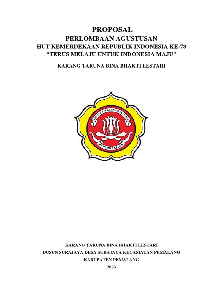 Proposal Agustusan | PDF