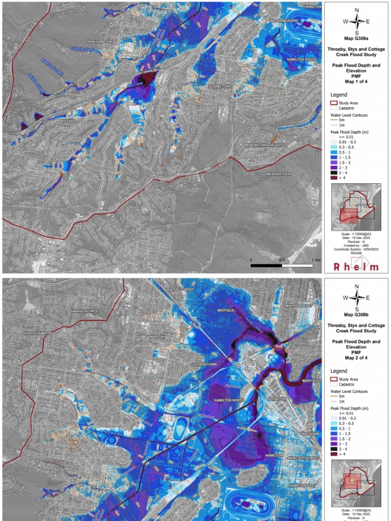 Throsby, Styx & Cottage Creek Flood Study | PDF
