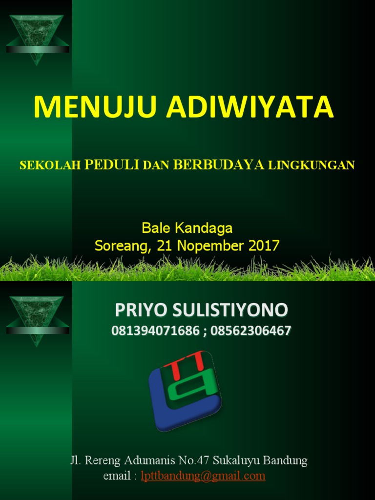 Menuju Adiwiyata | PDF