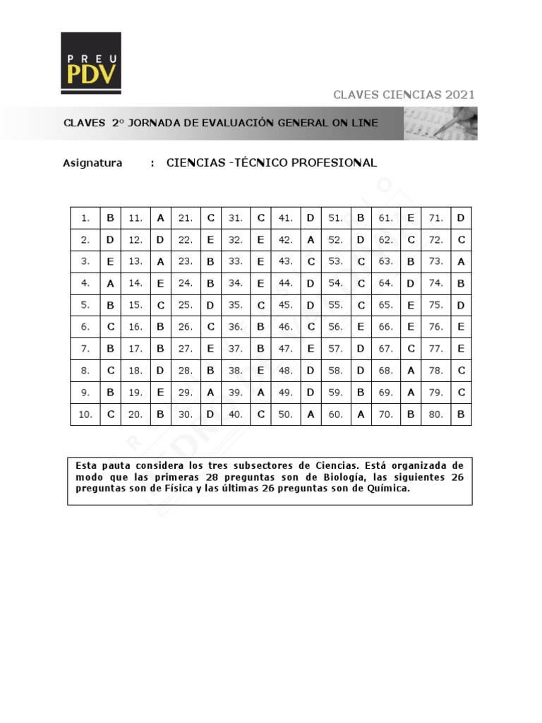 2° Claves Jeg Ciencias TP | PDF