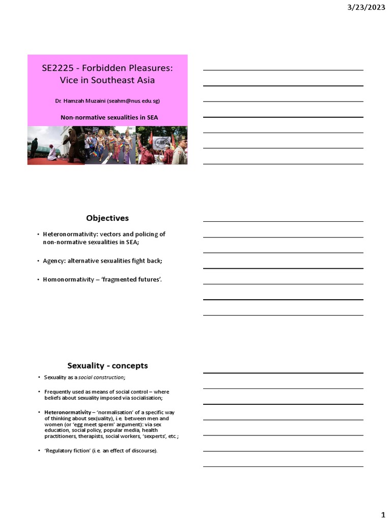 SE2225 WK 12 Sexual Deviance II SEA - Handout | PDF | Homosexuality ... SE2225 WK 12 Sexual Deviance II SEA - Handout | PDF | Homosexuality ...