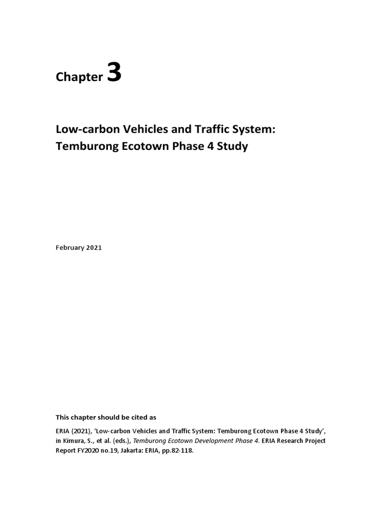 10 - Chapter 3 Low Carbon Vehicles and Traffic System | PDF | Electric ...