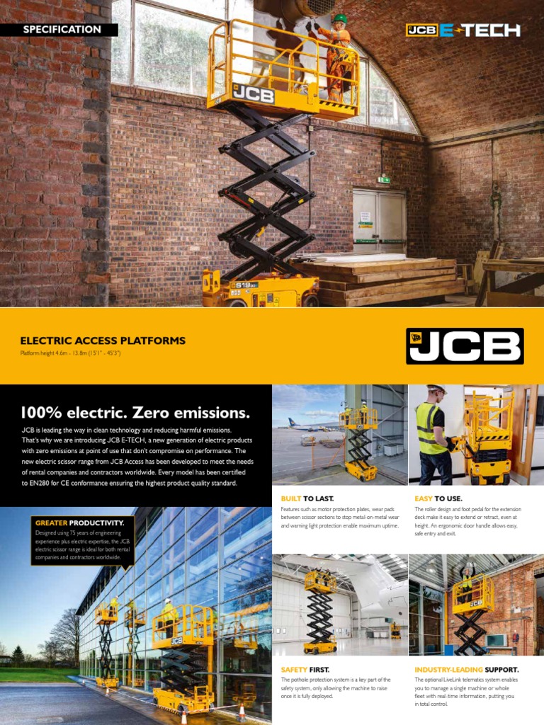JCB Scissor Lift | PDF