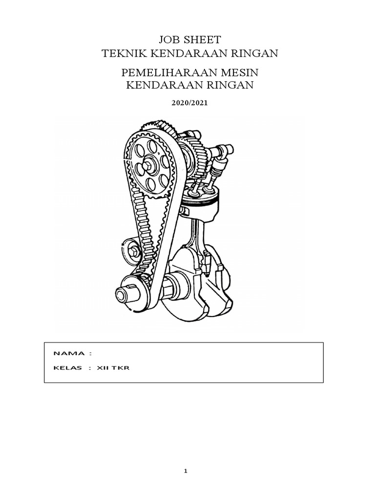 Job Sheet Kelas XI-1 | PDF