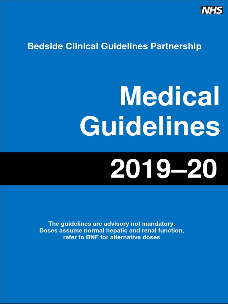 Medical Guidelines 2019-20 A BCGP With Links | PDF