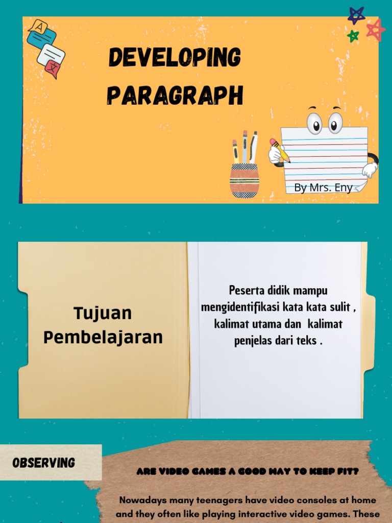 Developing Paragraph | PDF