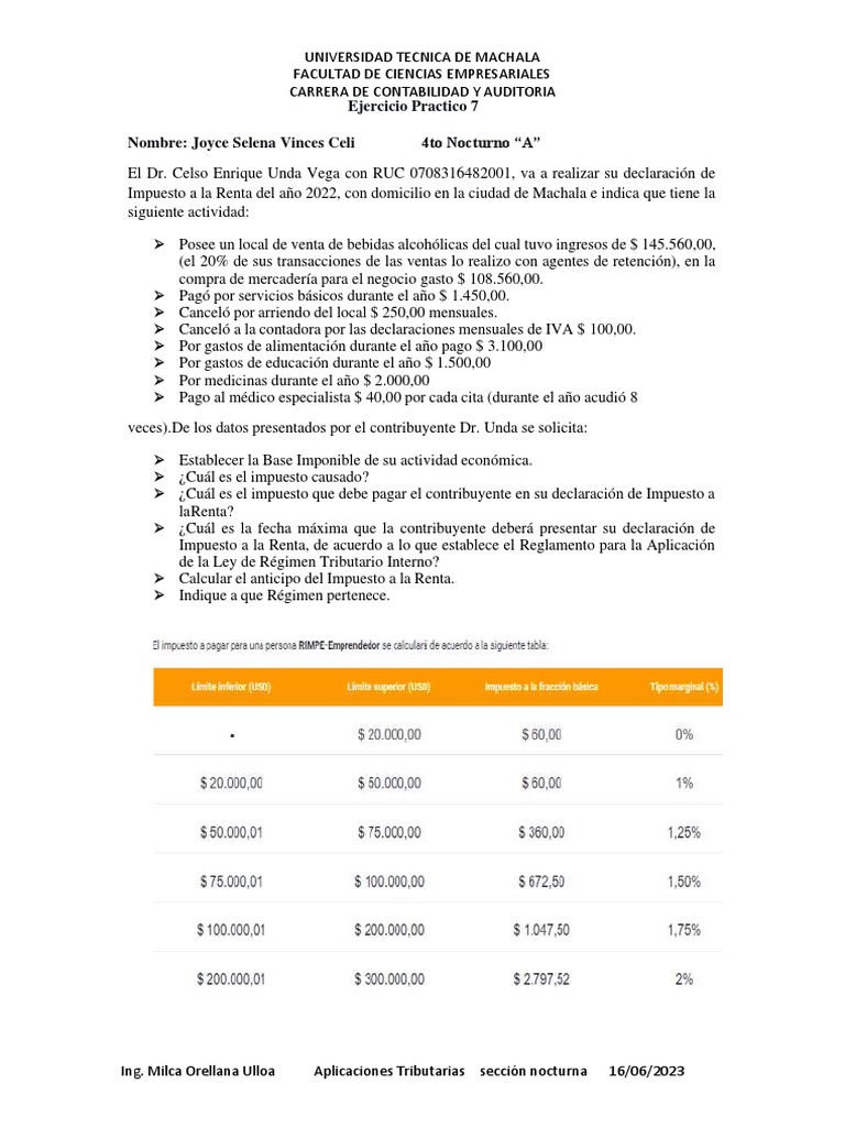 Ejercicio Practico 7 | PDF