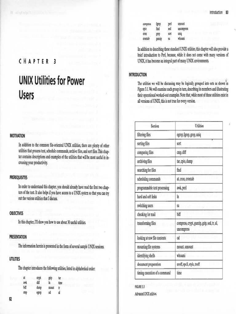 Chapter 03 - UNIX For Power Users | PDF | Regular Expression | Computer File