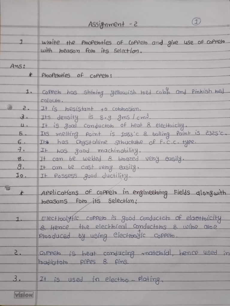 Assignment 2 em | PDF | Metals | Building Materials