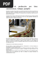 Ejemplos de Producción por Lotes | PDF | Planificación de recursos ...