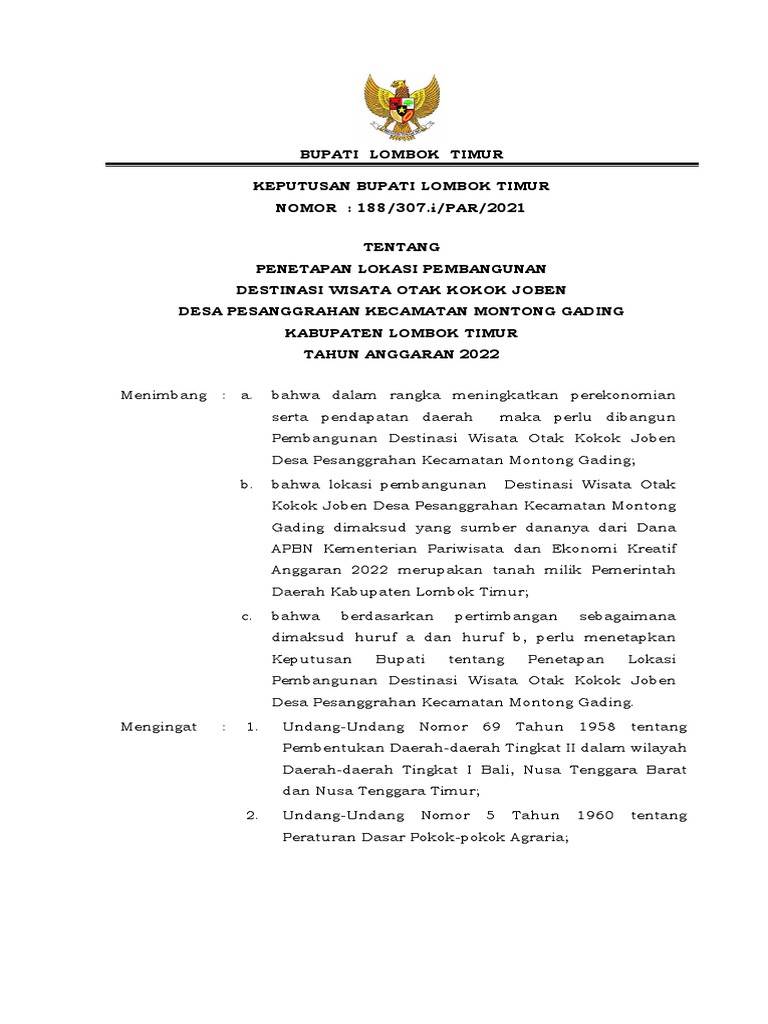 SK Pentapan Lokasi Joben | PDF