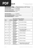AUTOSAR SWS GPTDriver | PDF | Programming | Computer Program