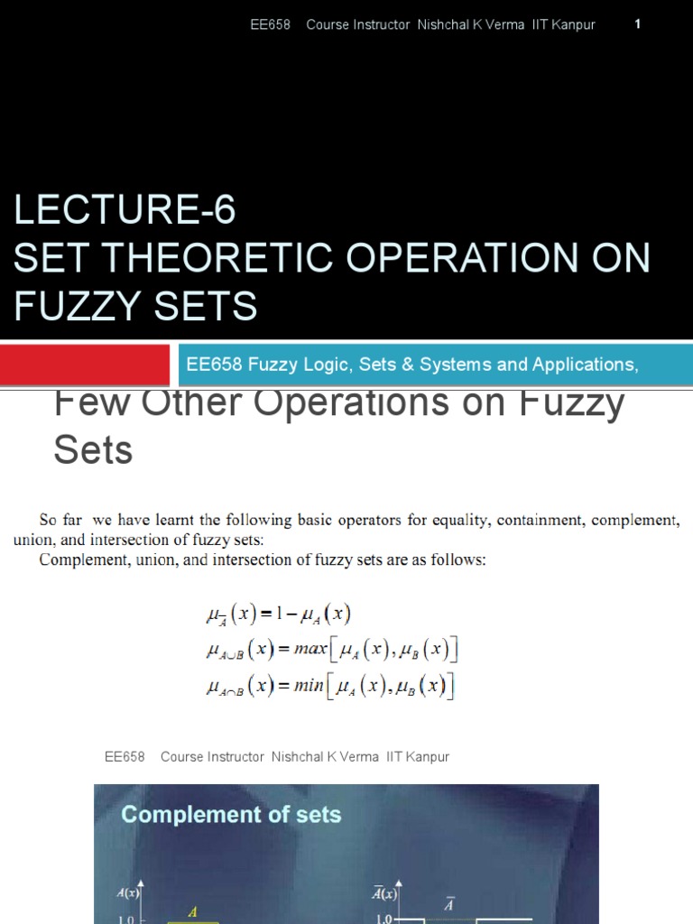 Fuzzy Systems Lecture 6 Not Important PDF | PDF | Applied Mathematics | Mathematics Of Computing