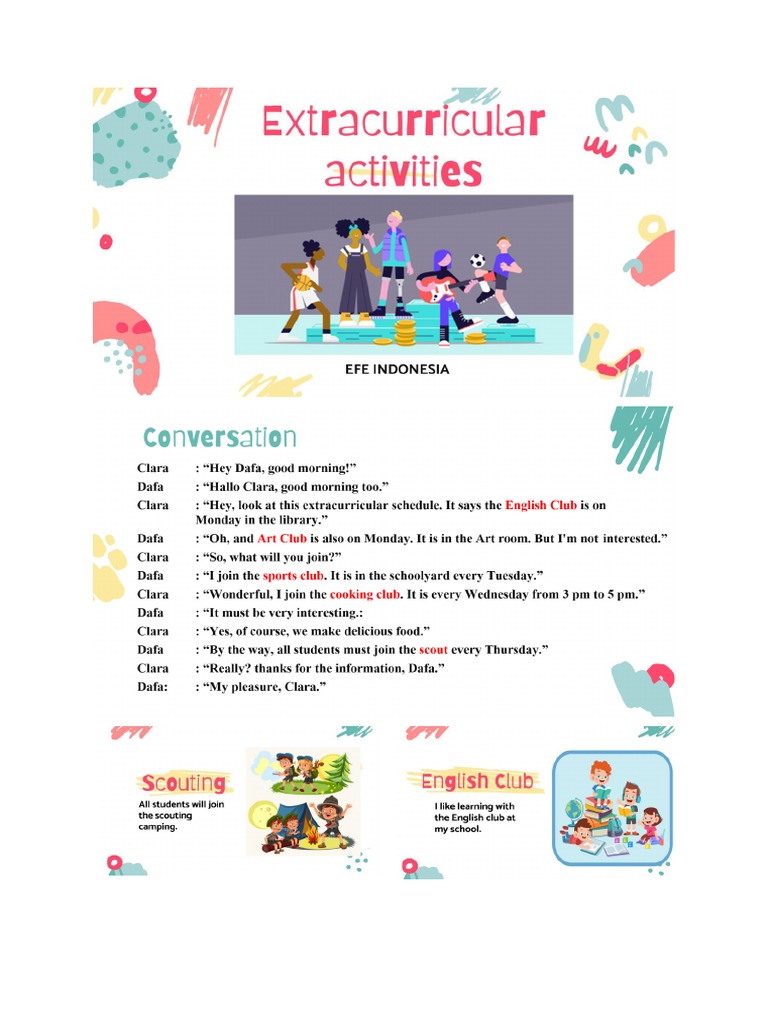 SD-Extracurricular Activities PDF | PDF