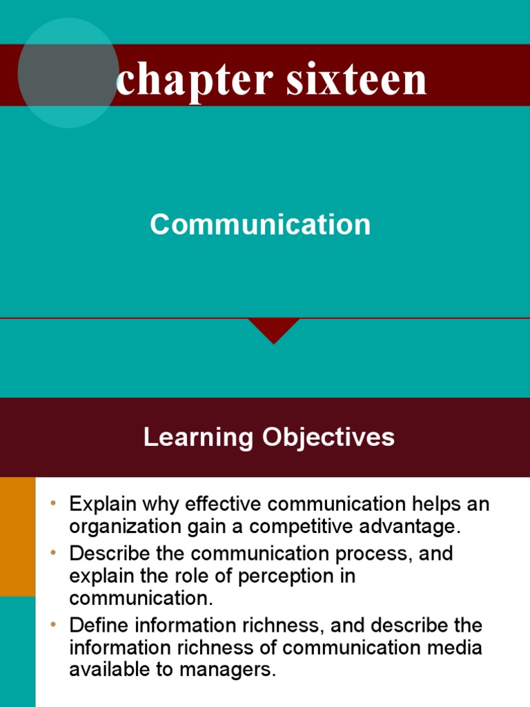 Effective Communication in Management | PDF | Communication | Information
