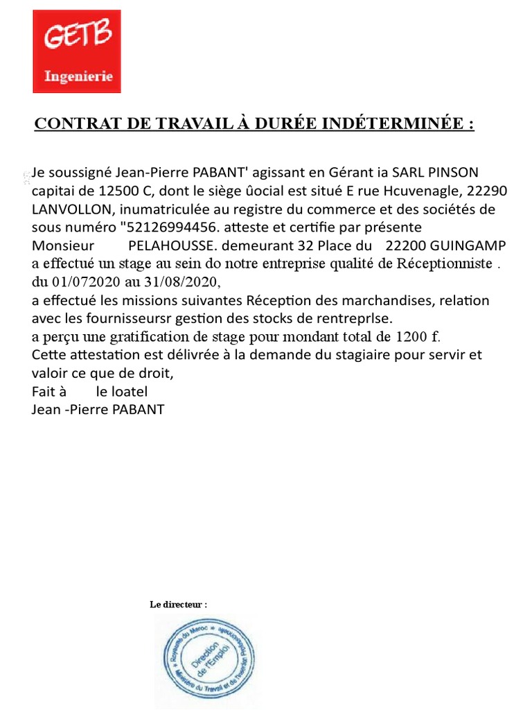 Contrat | PDF