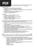 Let Reviewer General Education Filipino Bullets and Handouts | PDF