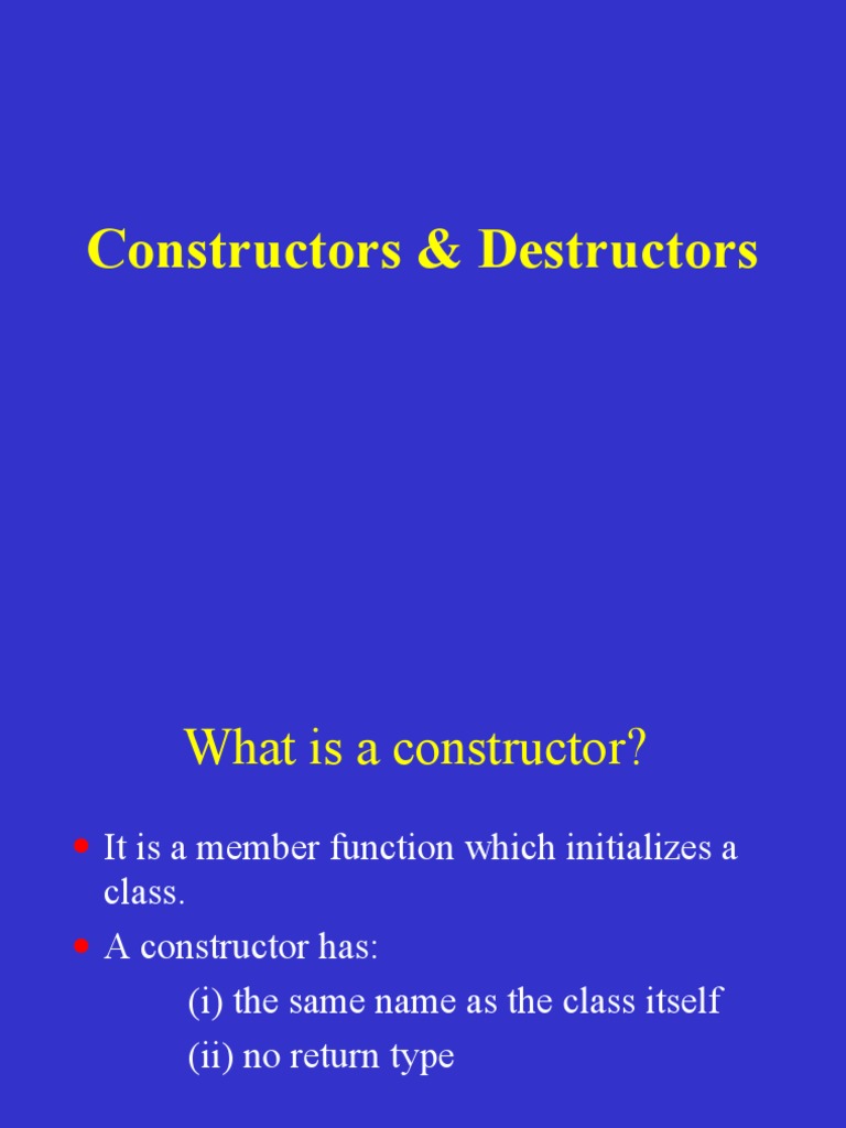 Unit Ii Pdf Programming Constructor Object Oriented Programming