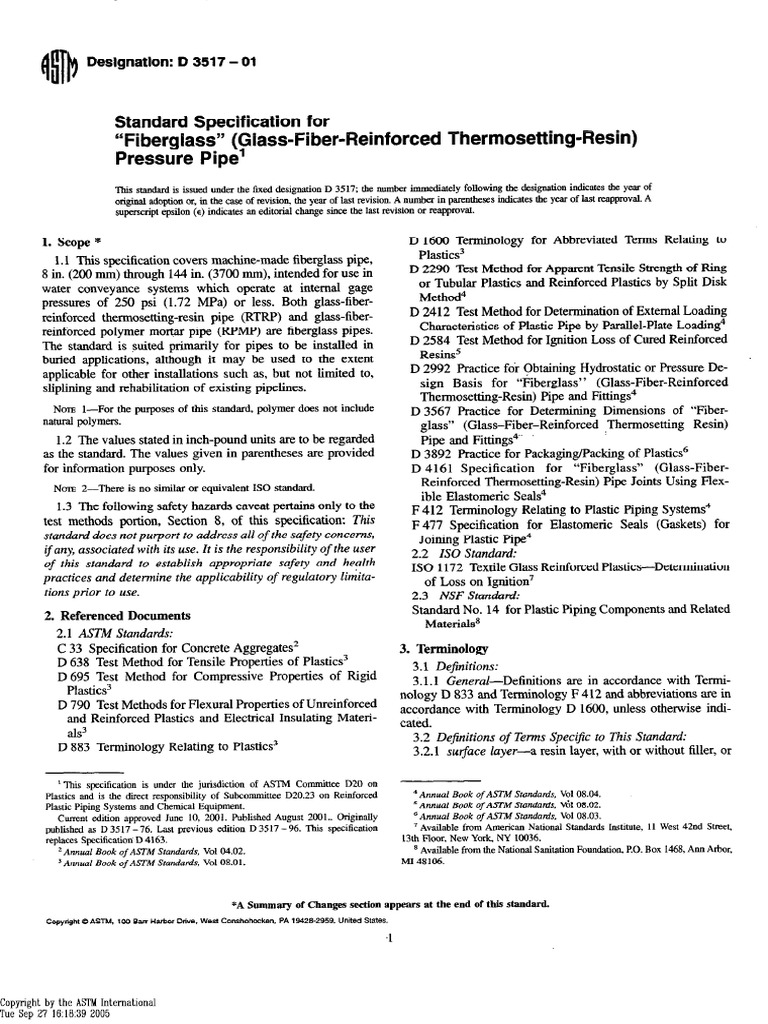 Astm D3517 | PDF
