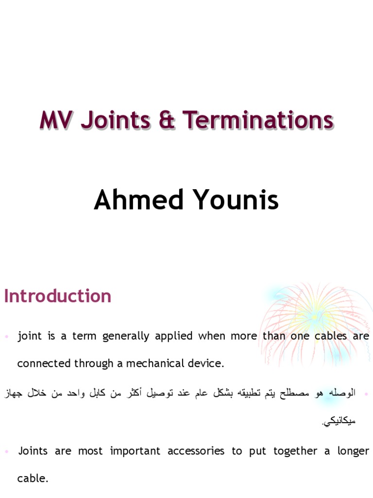 MV Joints & Terminations | PDF