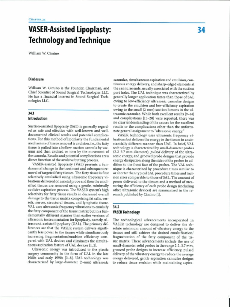 VASER Technique | PDF