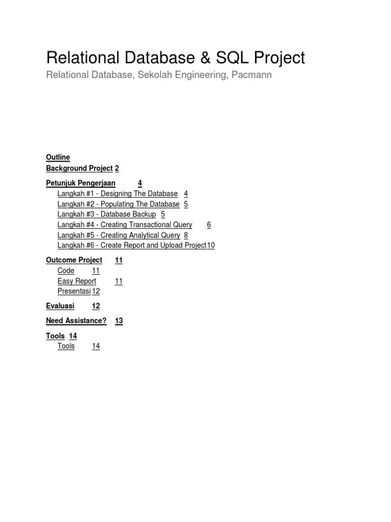 Relational Database | PDF