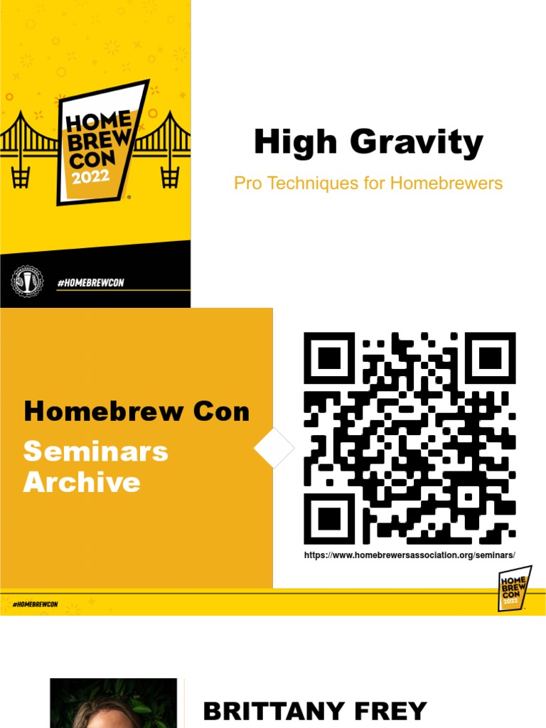 Hbc2022 High Gravity Presentation | PDF