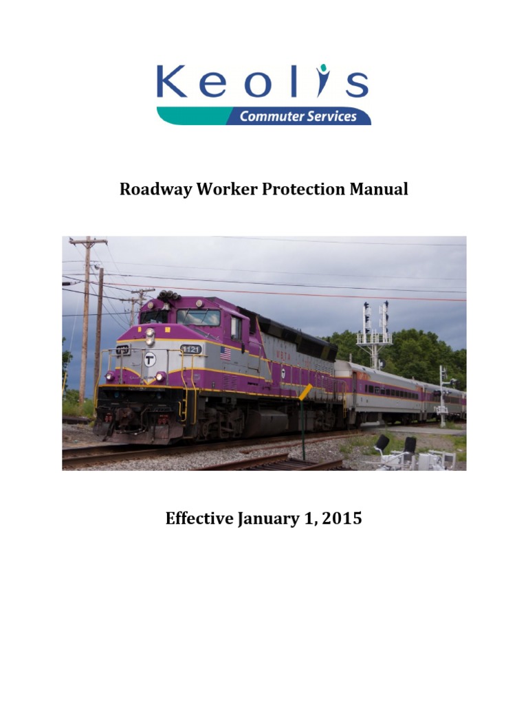 RWP Manual 1 1 2015 | PDF | Transportation Engineering | Rail Transport