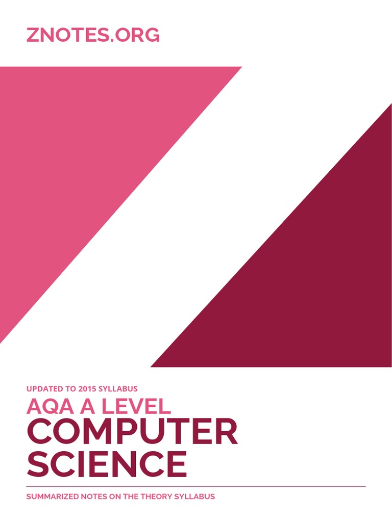 Aqa A Level Computer Science Theory v1 | PDF Aqa A Level Computer Science Theory v1 | PDF