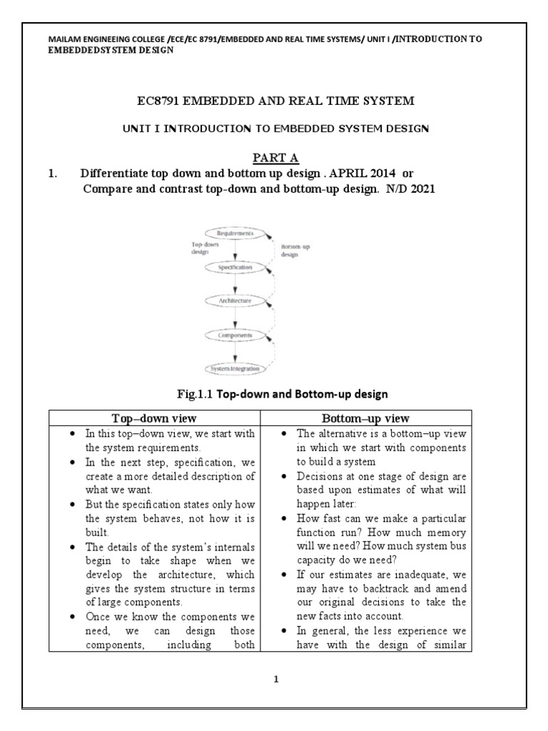 Emb Notes Unit 1 | PDF | Class (Computer Programming) | Central ...