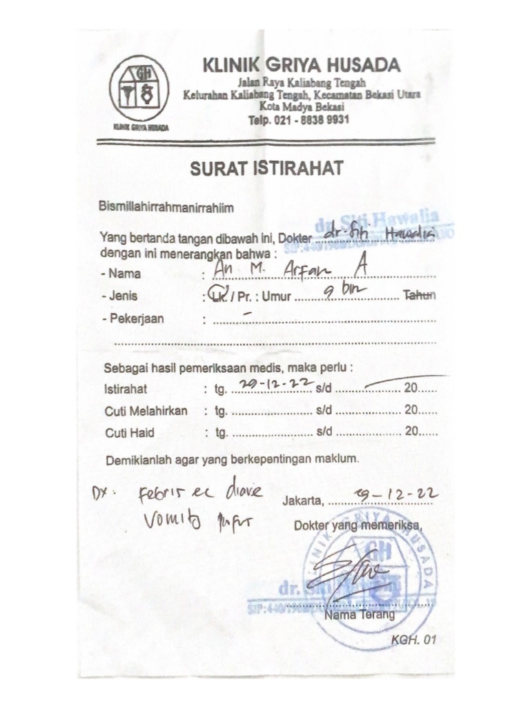 Klinik Griya Husada | PDF