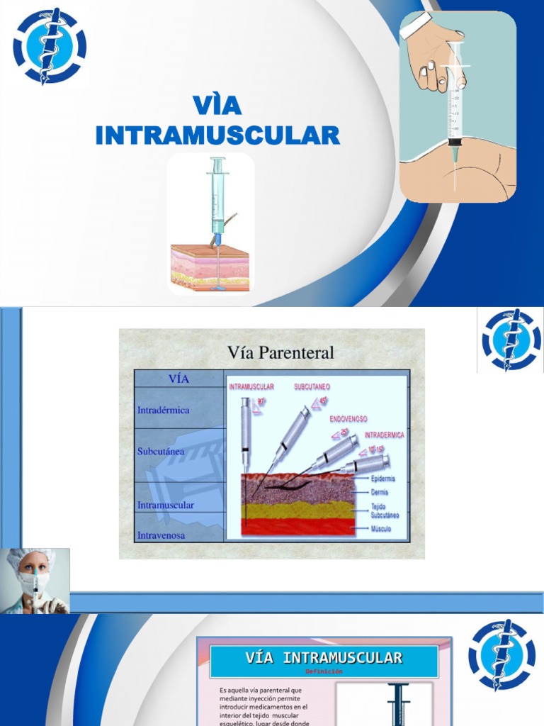 Inyección Intramuscular: Guía Completa | PDF | Inyección (medicina ...