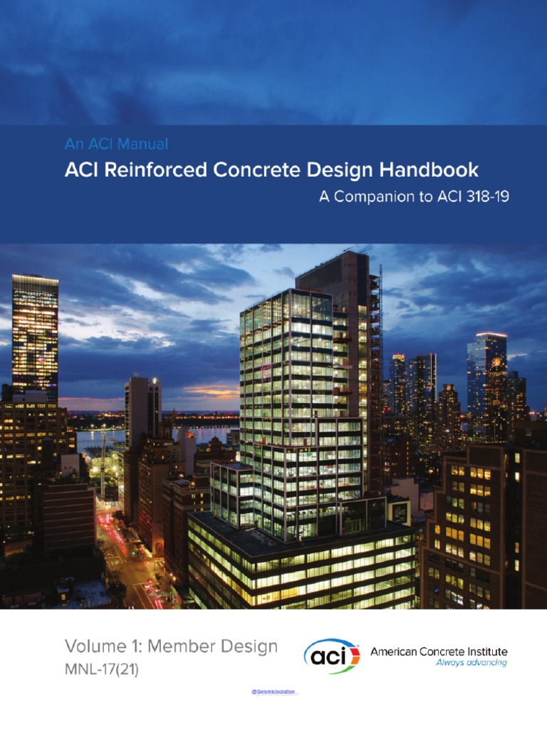 (ACI - 2019-Jan 01) - ACI 318-19 Handbook Concrete Design Volume I ...