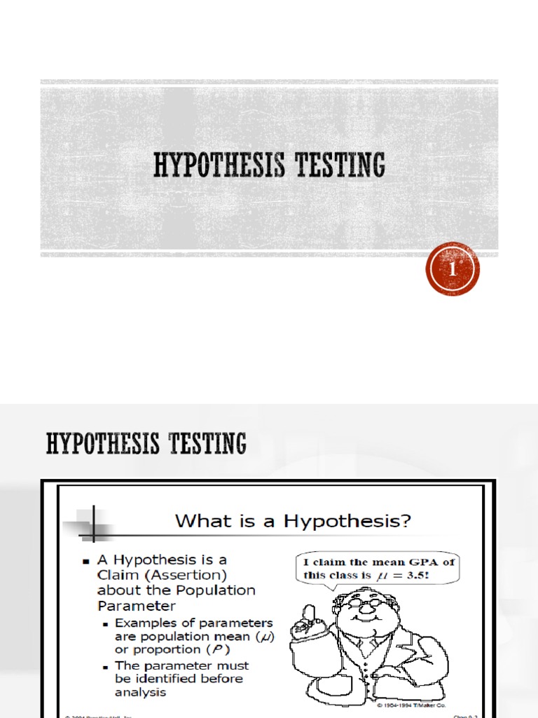 Hypothesis Testing Pdf Type I And Type Ii Errors Statistical Hypothesis Testing