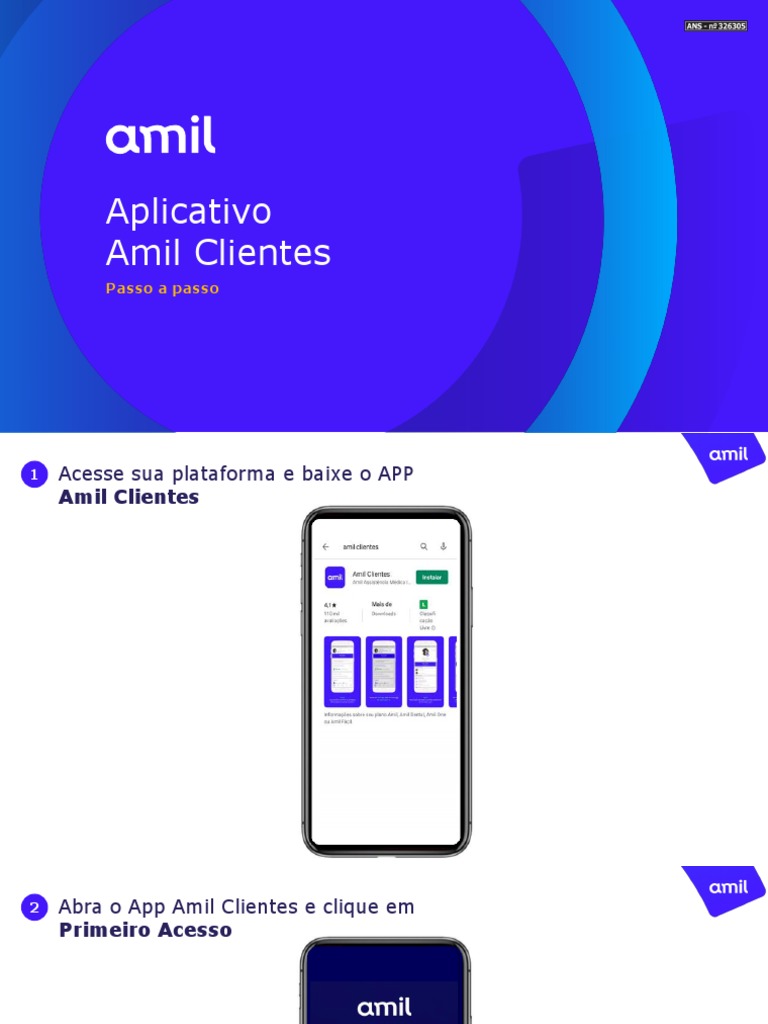Passo A Passo - APP Amil Clientes | PDF