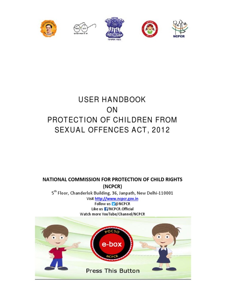 POCSO Act 2012 User Handbook | PDF | Child Sexual Abuse | Child Protection
