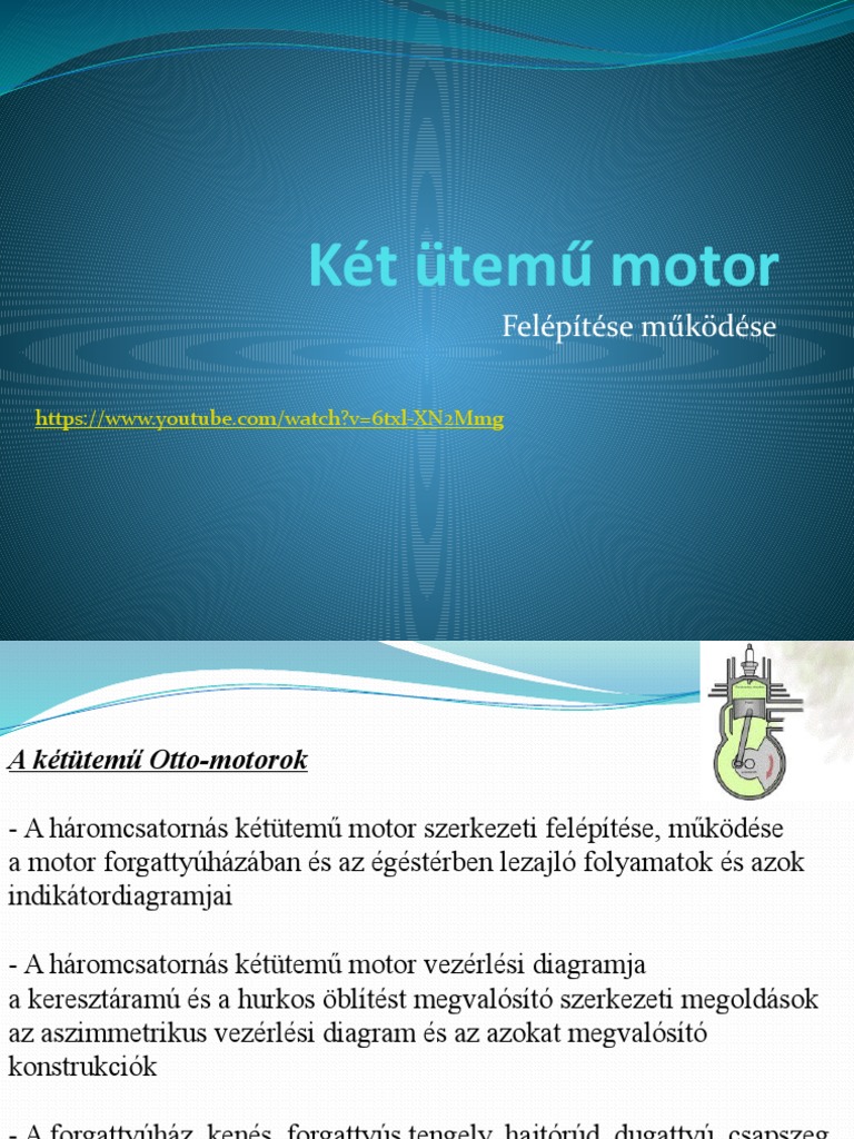 2ü Motorok Felépítése Működése | PDF