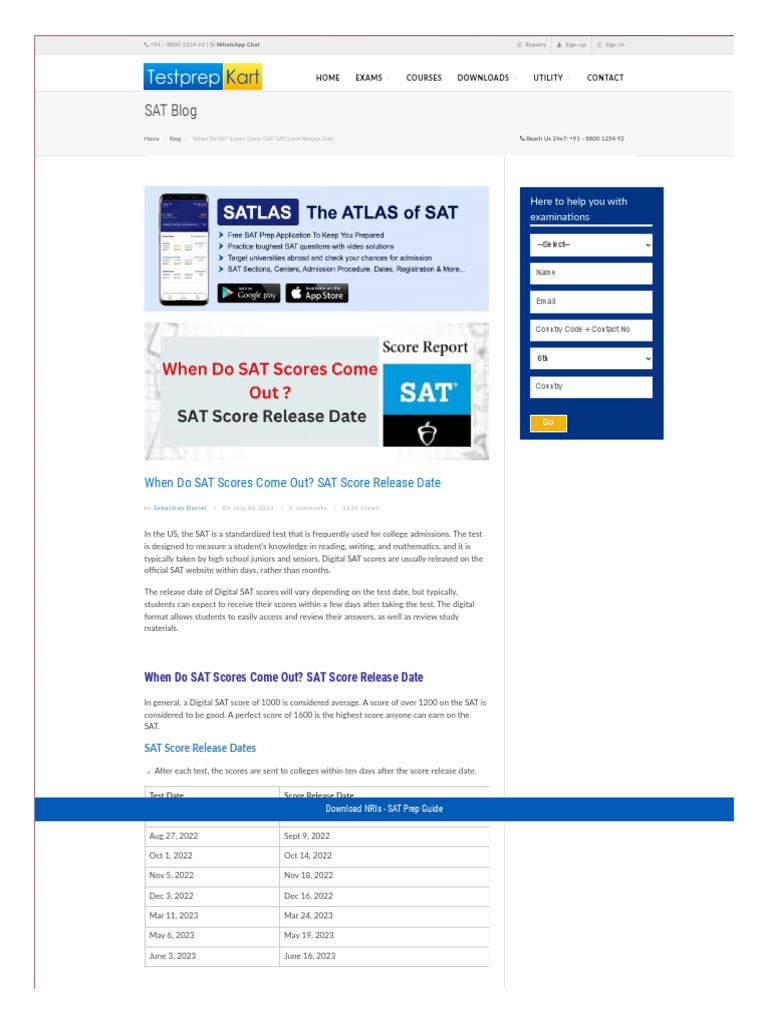 WWW Testprepkart Com Sat Blog Single PHP Id 2571 When Do Sat Scores ...