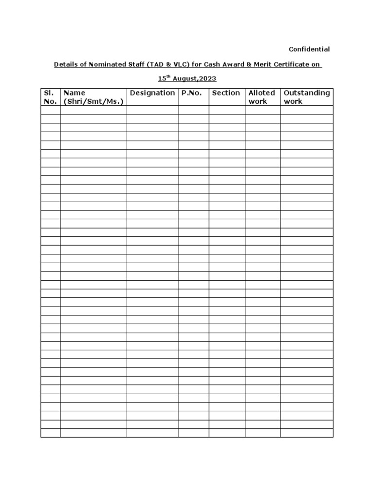 Prescribed Format | PDF