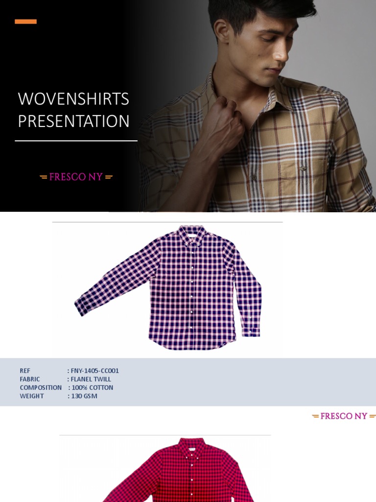 Woven Shirt Presentation | PDF