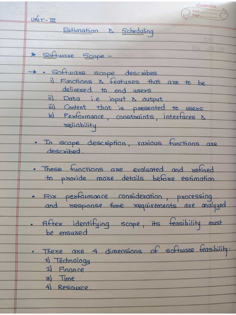 SE Endsem Notes by DK? | PDF