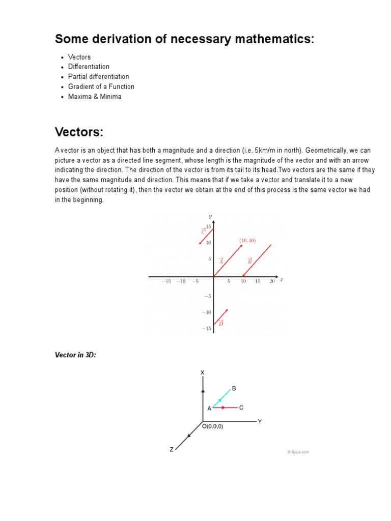 Backward Forward Propogation Pdf Derivative Euclidean Vector 2300